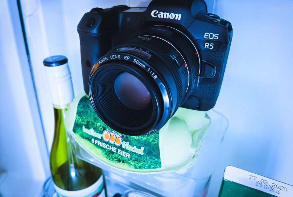Canon EOS R5 overheated taking stills in my fridge! After just 60 JPEGs ...
